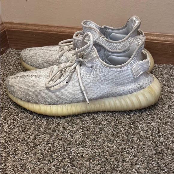 adidas | Shoes | Adidas Yeezy Boost 35 V2 In Silver And Cream | Poshmark